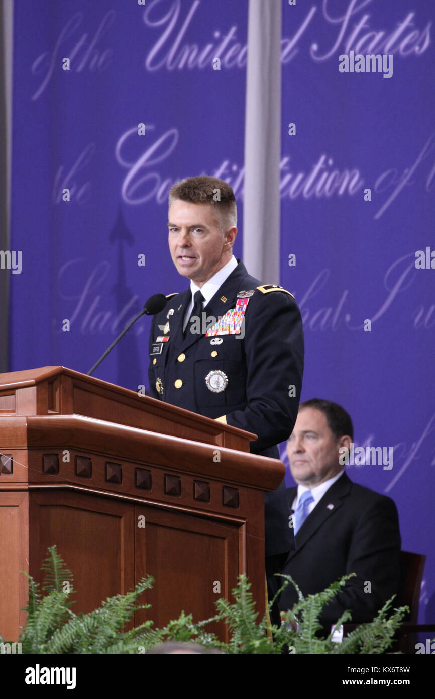 Utah Governor Gary R. Herbert inaugurated at the Utah State Capitol ...