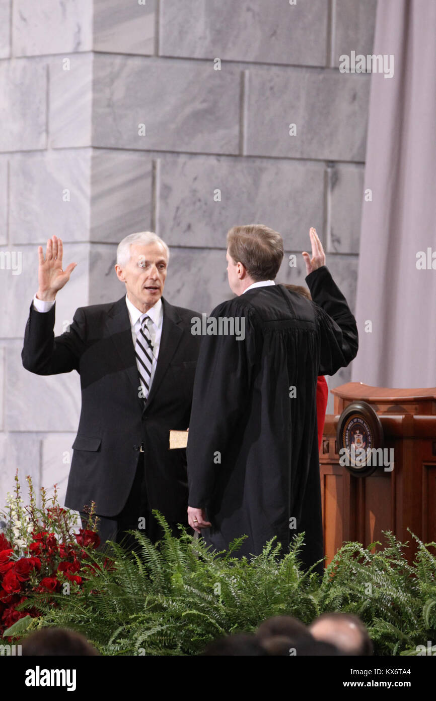 Utah Governor Gary R. Herbert inaugurated at the Utah State Capitol ...