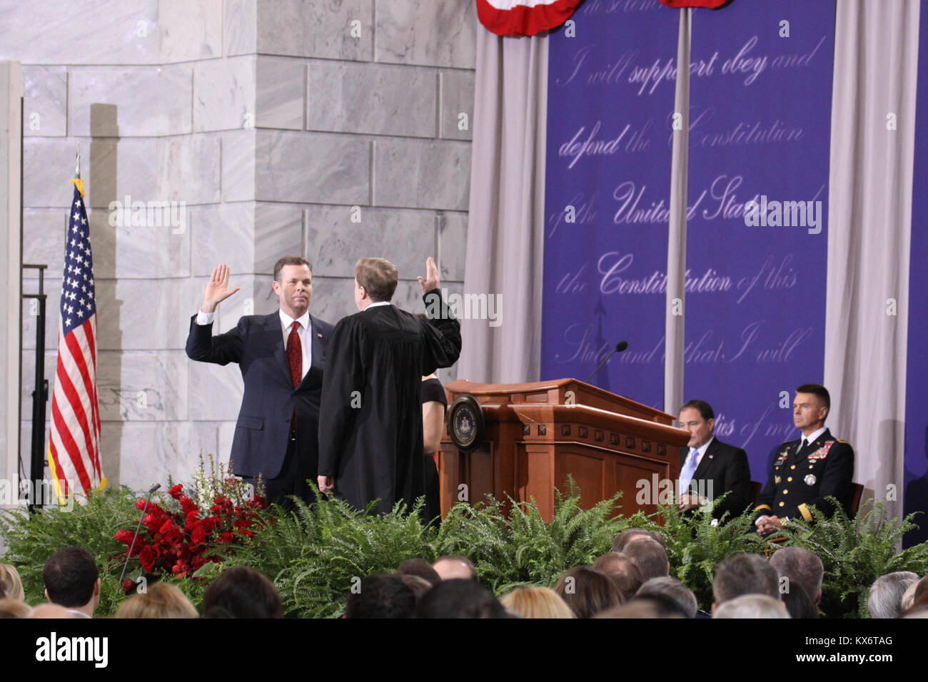 Utah Governor Gary R. Herbert inaugurated at the Utah State Capitol ...