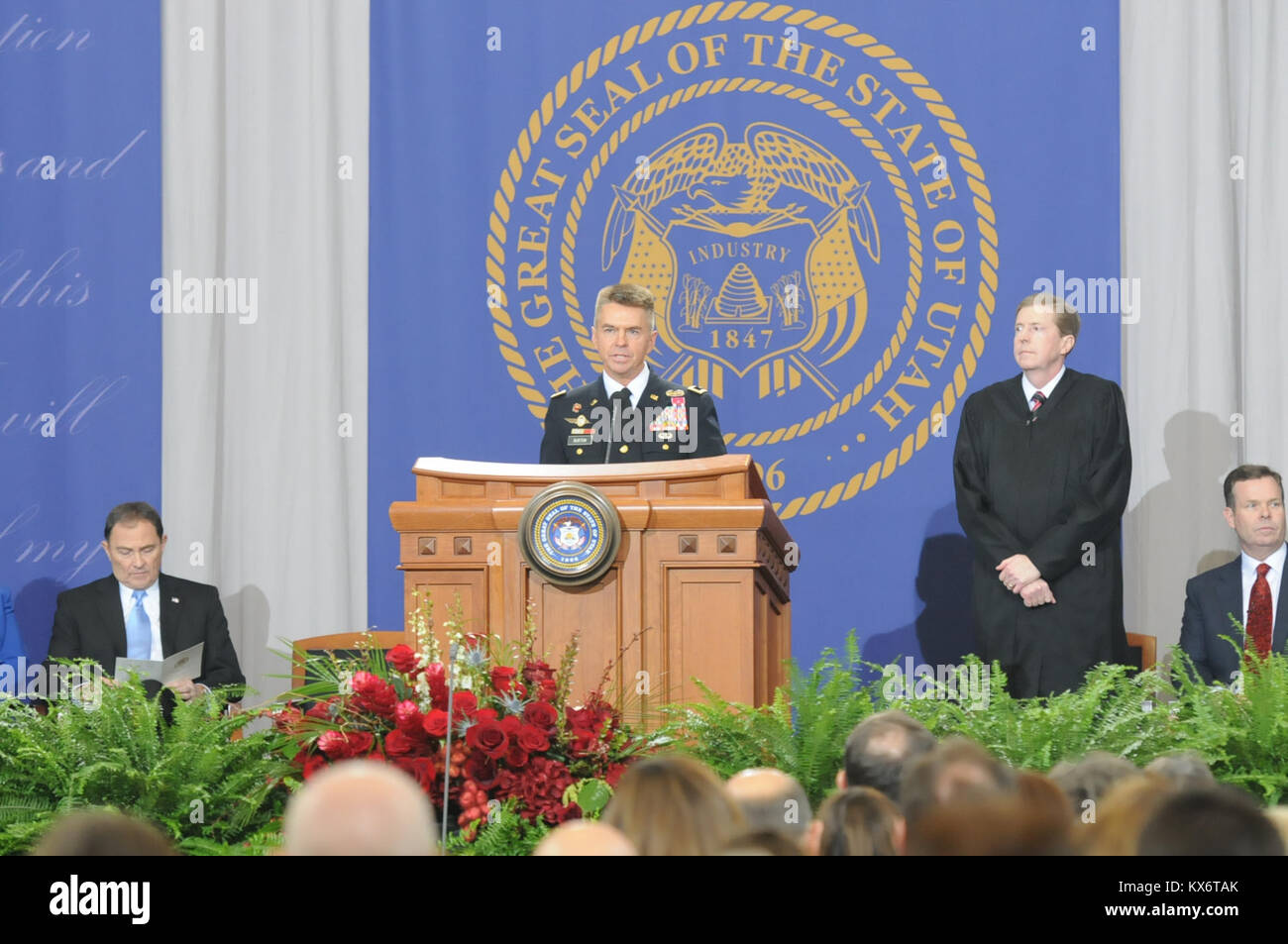 Utah Governor Gary R. Herbert inaugurated at the Utah State Capitol ...