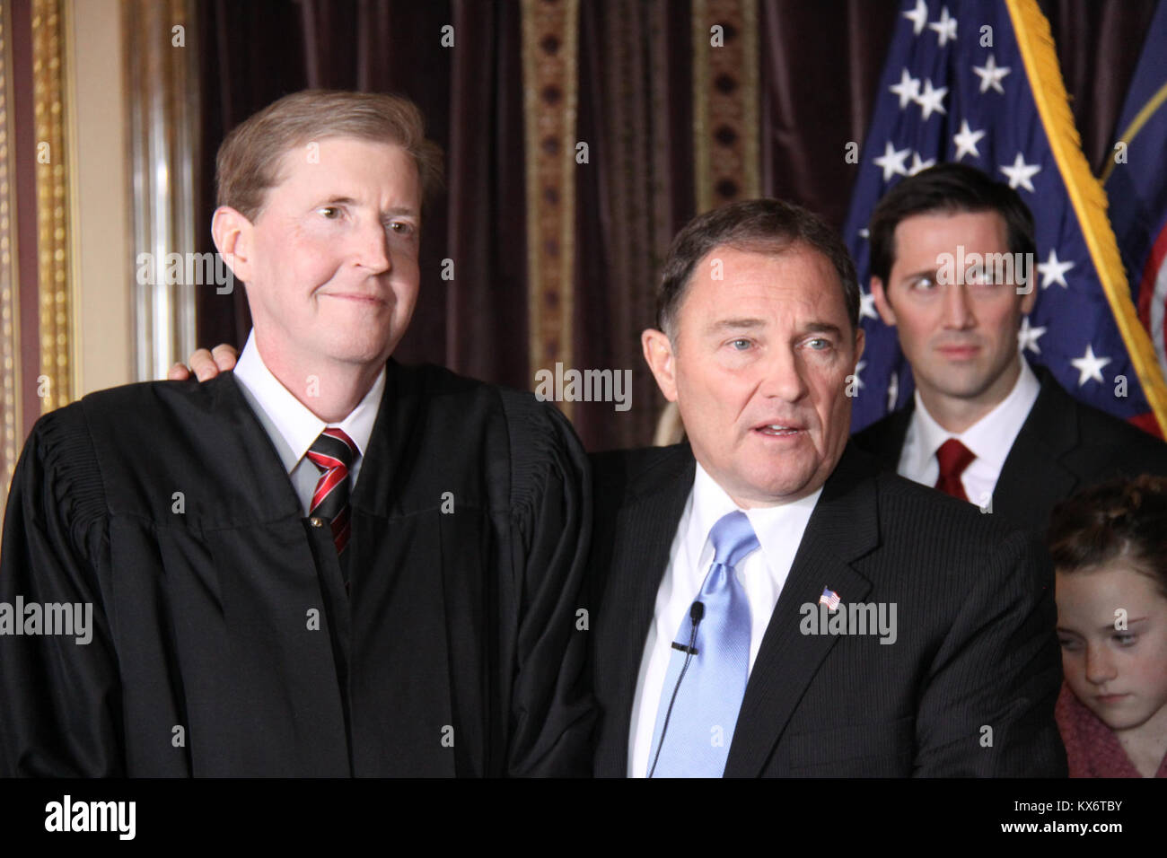 Utah Governor Gary R. Herbert inaugurated at the Utah State Capitol ...