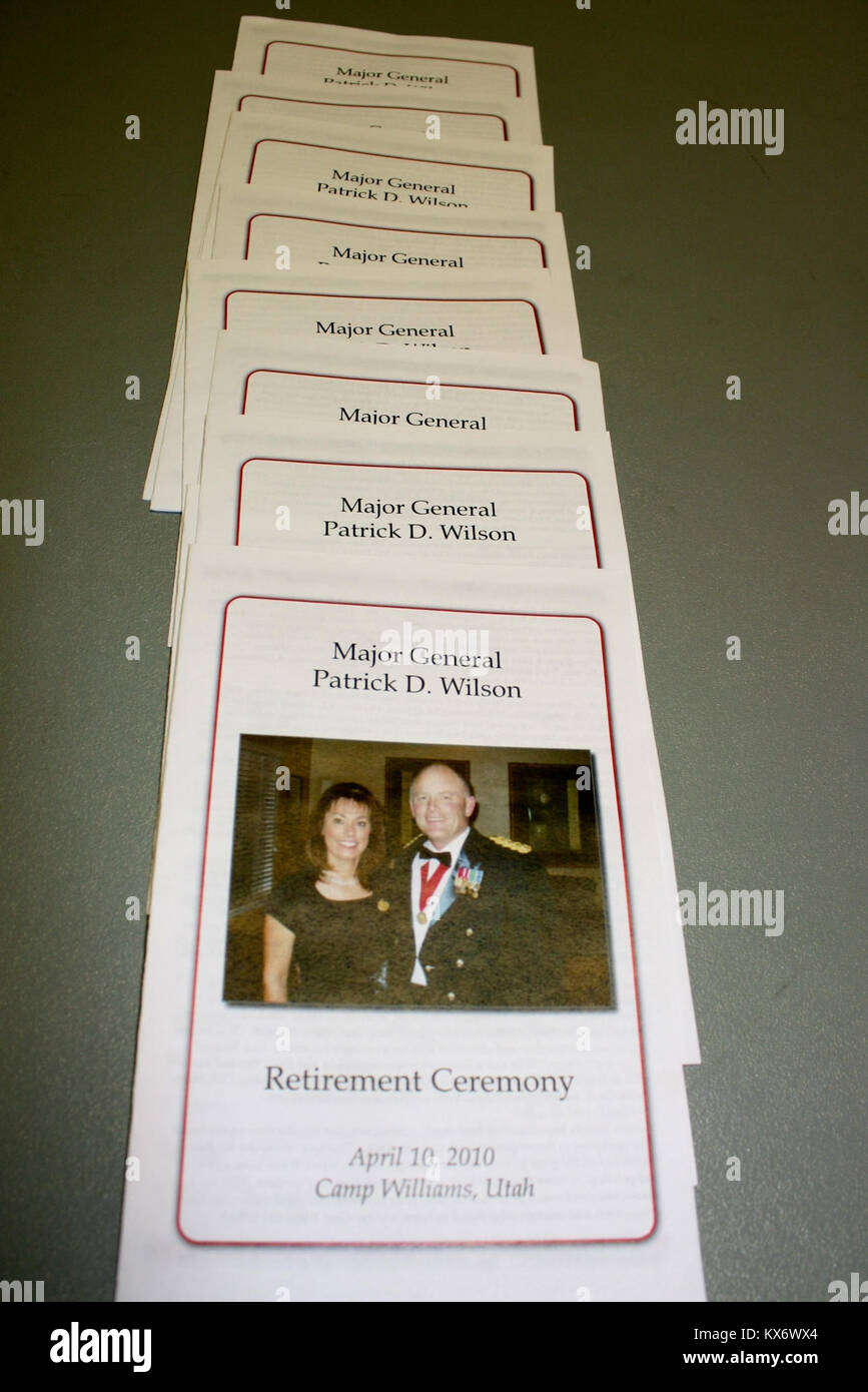 Major General Patrick D. Wilson retires from the Utah Army National ...