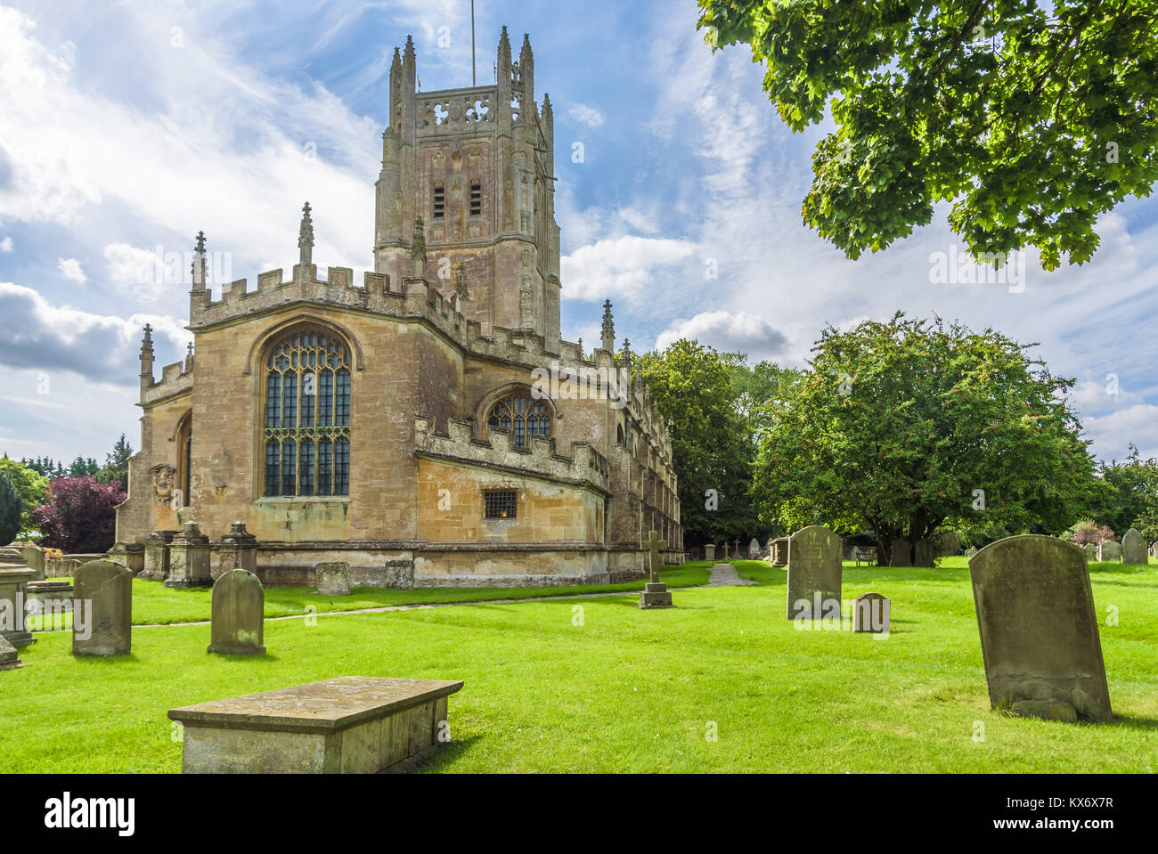 St mary's church fairford hi-res stock photography and images - Alamy