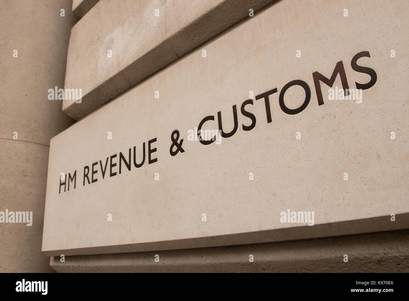 Sign on HM revenue and customs Stock Photo - Alamy