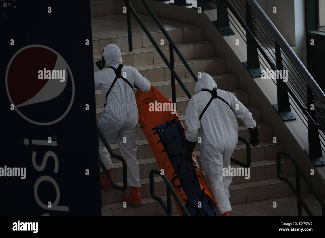 Members of the 85th Civil Suport Team searched the Pepsi Center in ...
