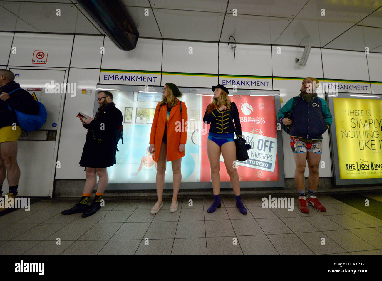 No Trousers on the Underground No Pants Subway Ride on the London ...