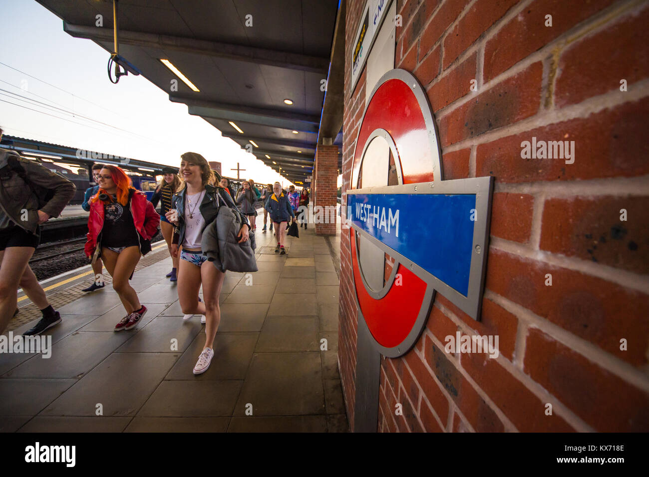 No Trousers on the Underground No Pants Subway Ride on the London ...