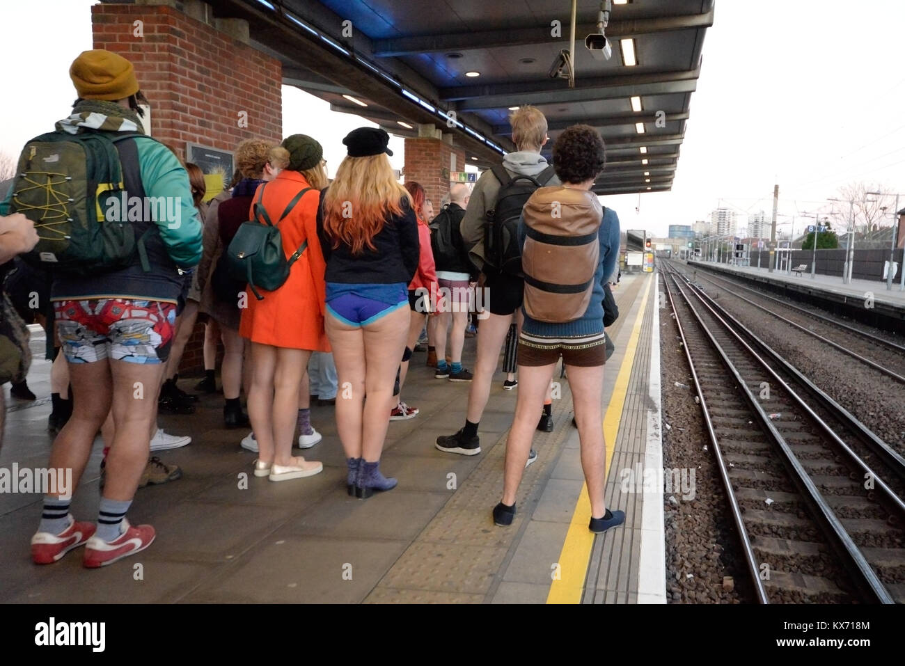 No Trousers on the Underground No Pants Subway Ride on the London ...