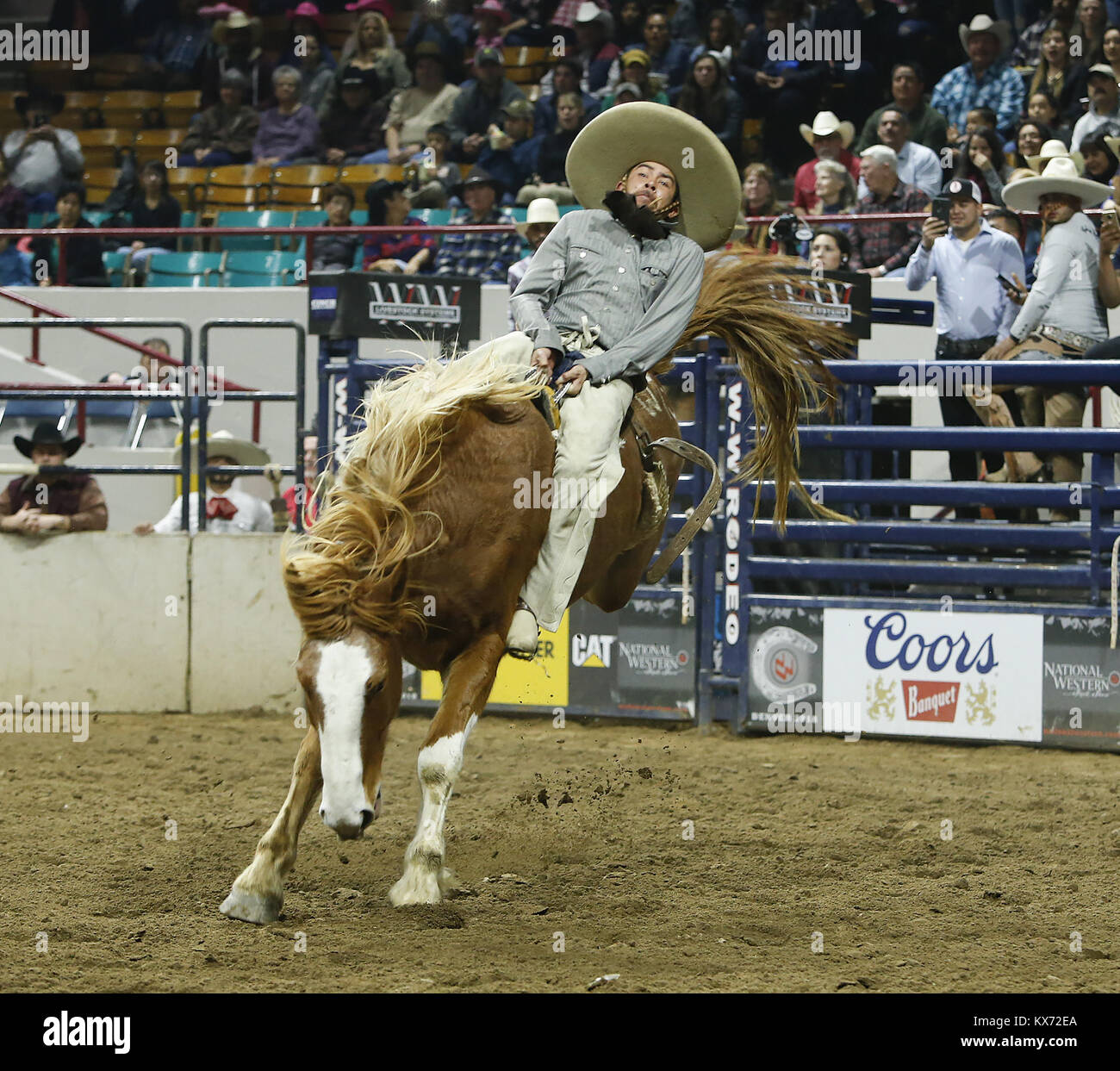 Denver, Colorado, USA. 7th Jan, 2018. A Mexican Charro during the ...