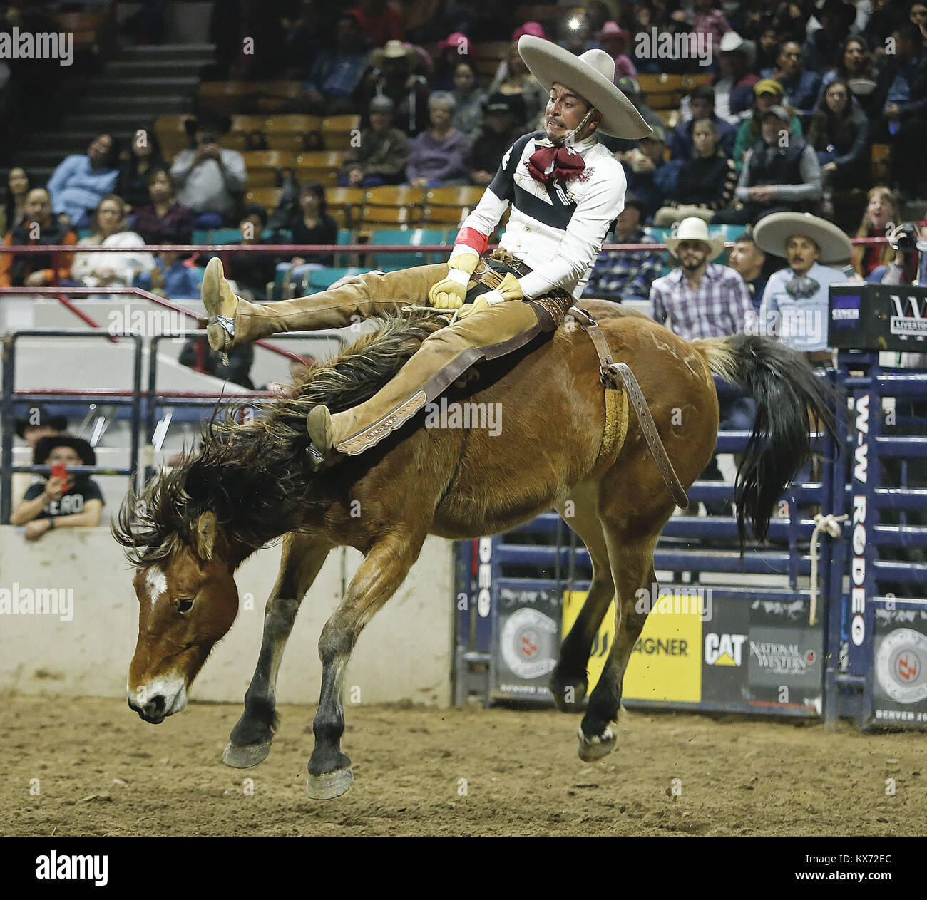 Denver, Colorado, USA. 7th Jan, 2018. A Mexican Charro during the ...