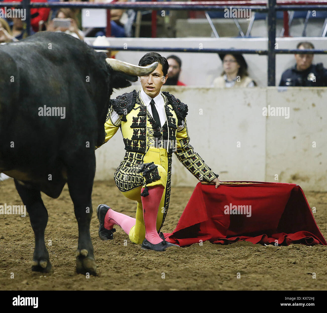 Denver, Colorado, USA. 7th Jan, 2018. Matador PABLO CAMPERO from Mexico ...