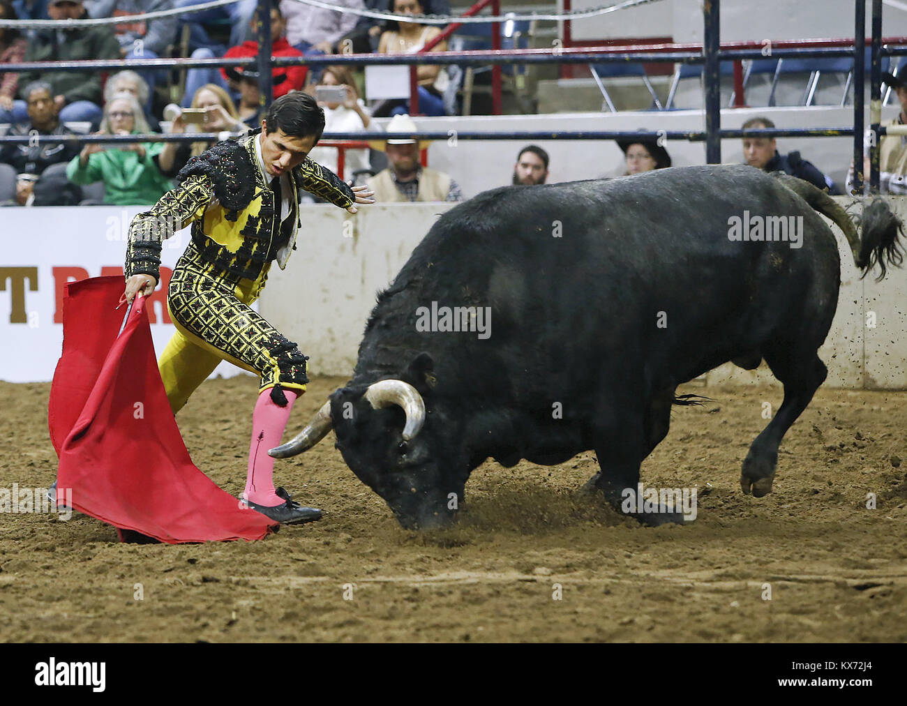 Denver, Colorado, USA. 7th Jan, 2018. Matador PABLO CAMPERO from Mexico ...