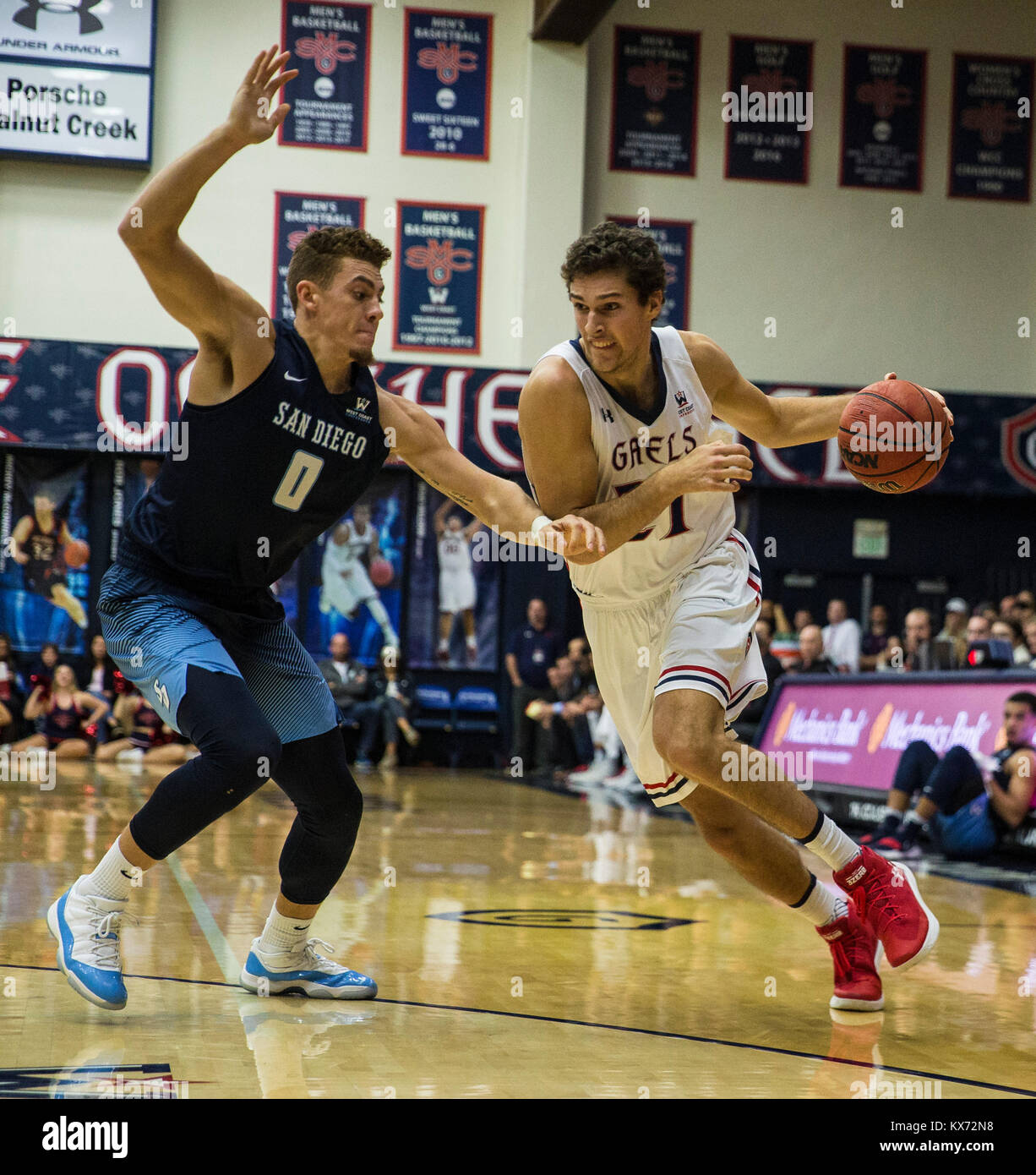 McKeon Pavilion Moraga Calif, USA. 06th Jan, 2018. U.S.A. St. Mary's ...