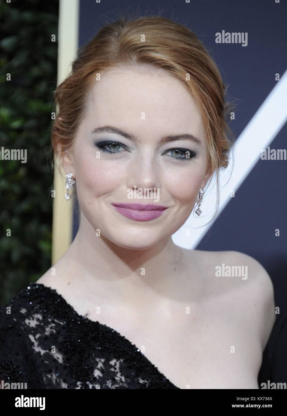 Emma Stone at arrivals for 75th Annual Golden Globe Awards - Arrivals ...