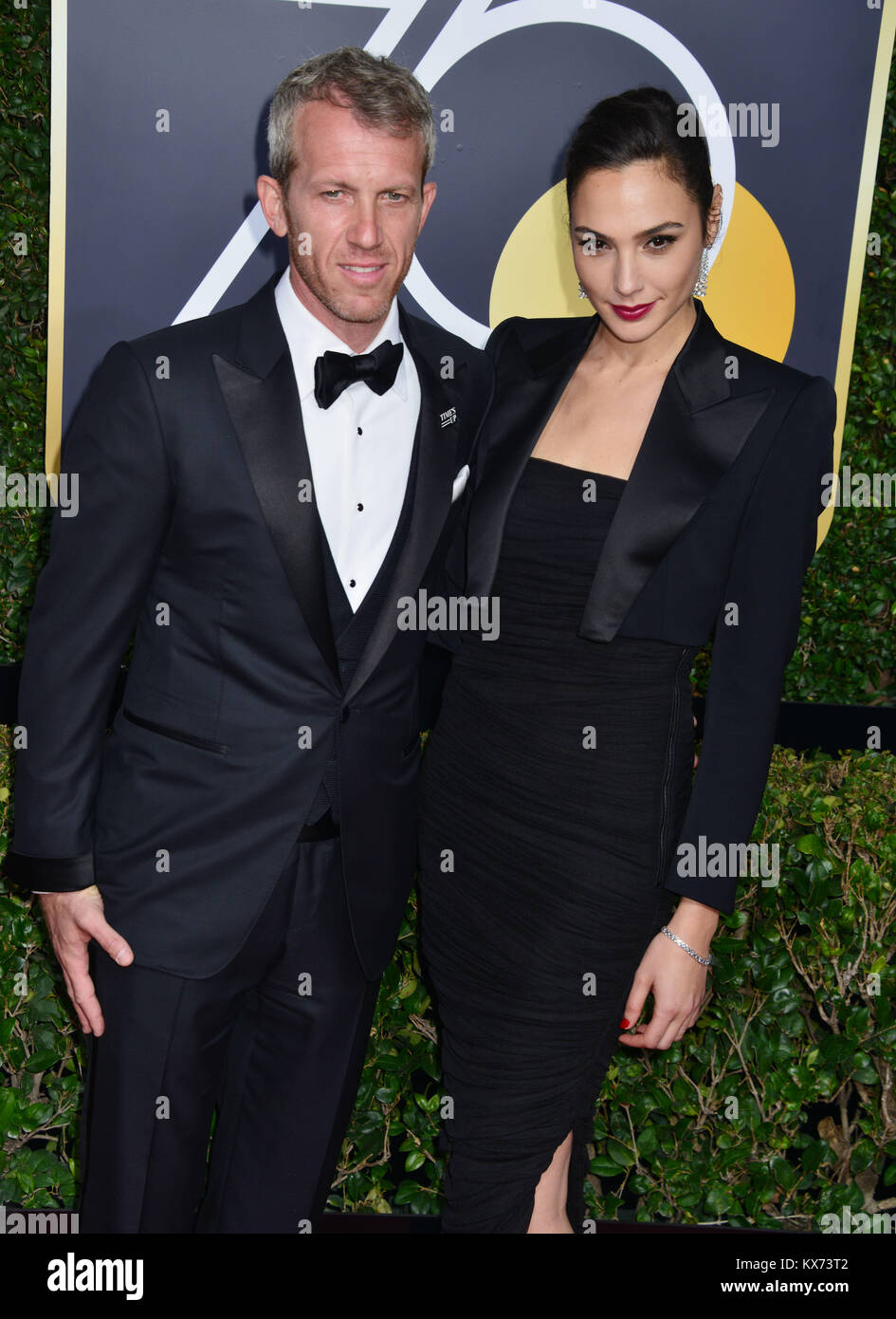 Beverly Hills, California, USA. 07th Jan, 2018. Gal Gadot + husband Yaron Versano 102 attends ...