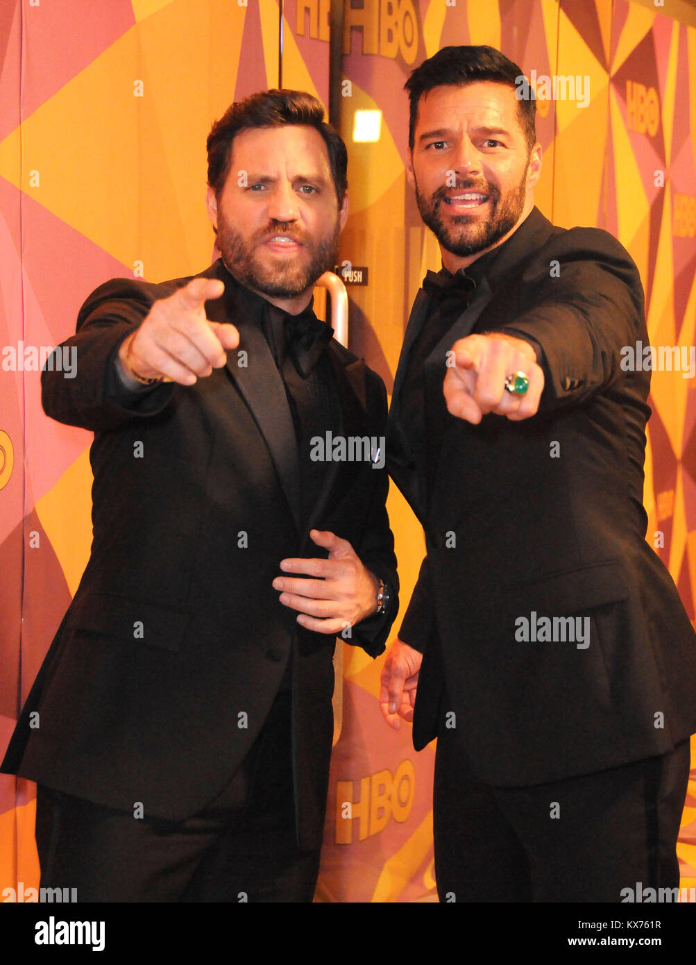 Beverly Hills, California, USA. 7th Jan, 2018. (L-R) Actor Edgar ...