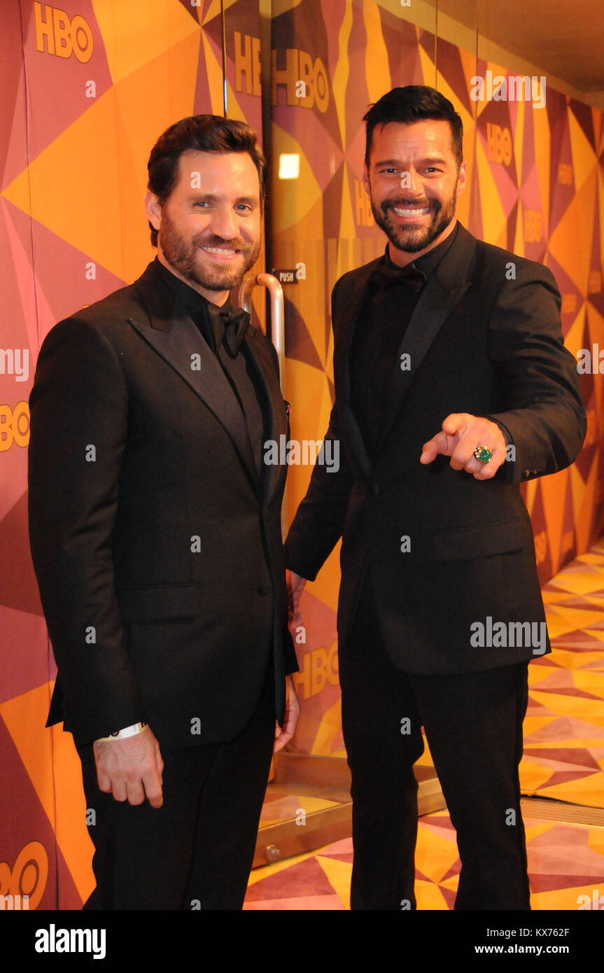 Beverly Hills, California, USA. 7th Jan, 2018. (L-R) Actor Edgar ...