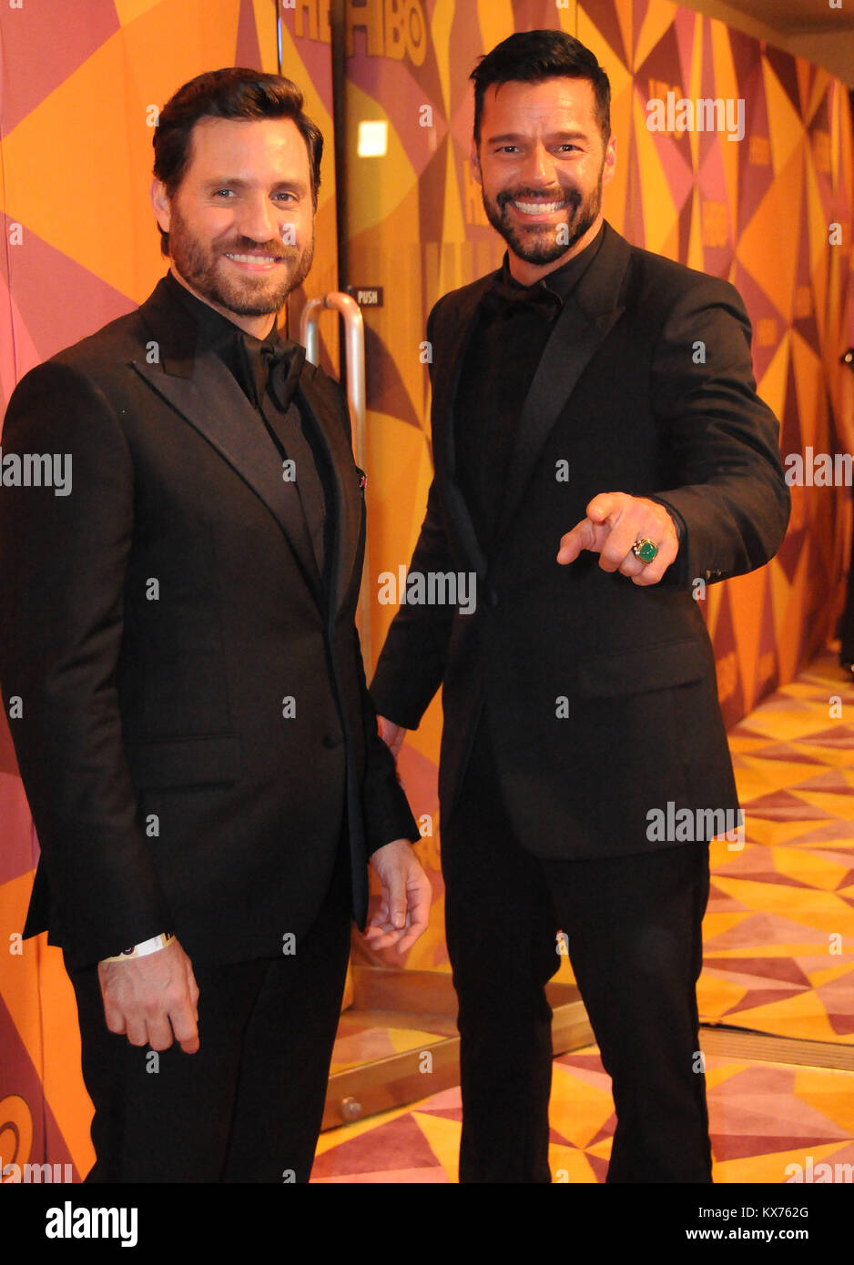 Beverly Hills, California, USA. 7th Jan, 2018. (L-R) Actor Edgar ...