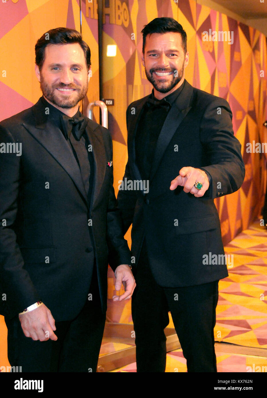 Beverly Hills, California, USA. 7th Jan, 2018. (L-R) Actor Edgar ...