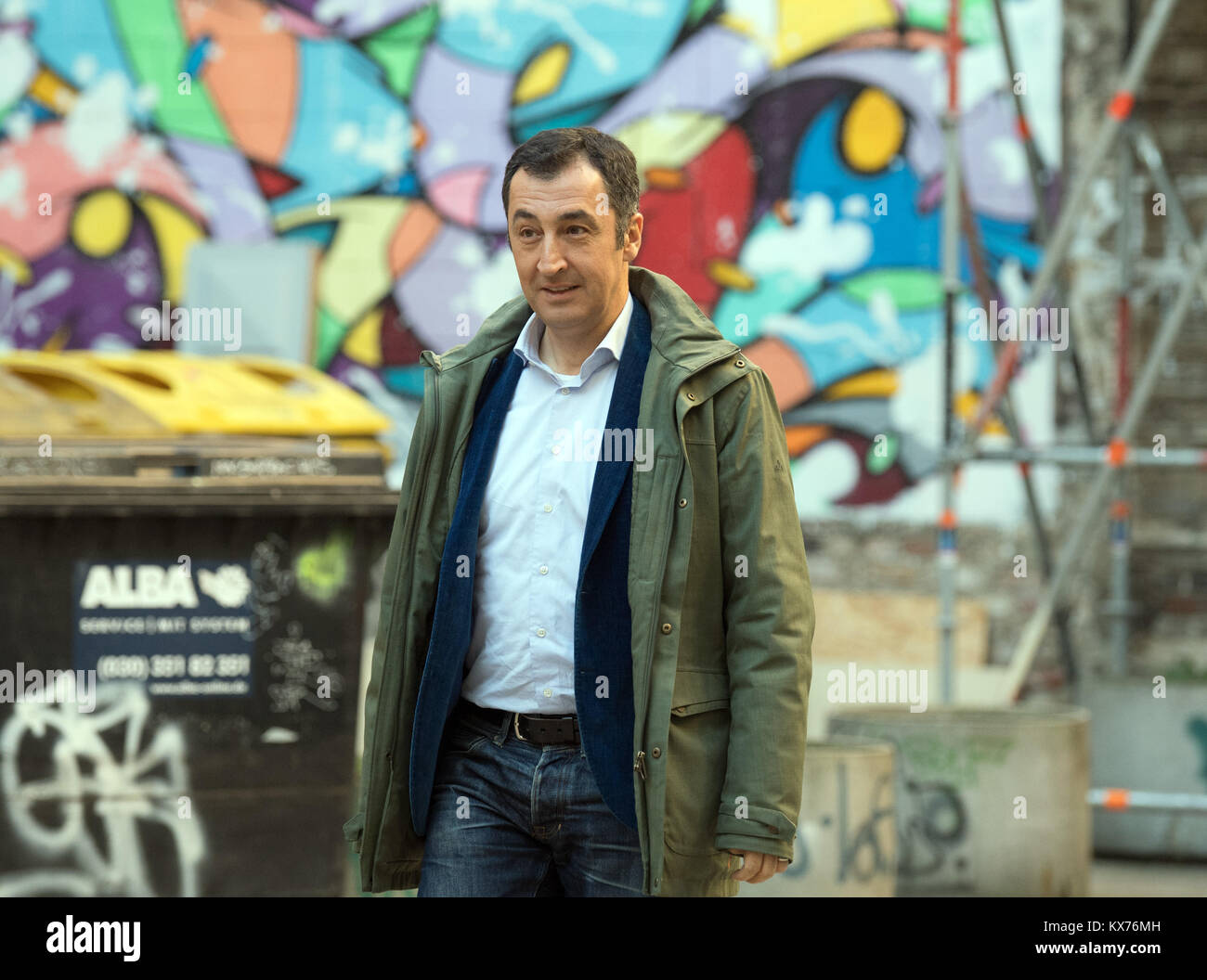 Berlin, Germany. 08th Jan, 2018. The chairman of German party Alliance ...
