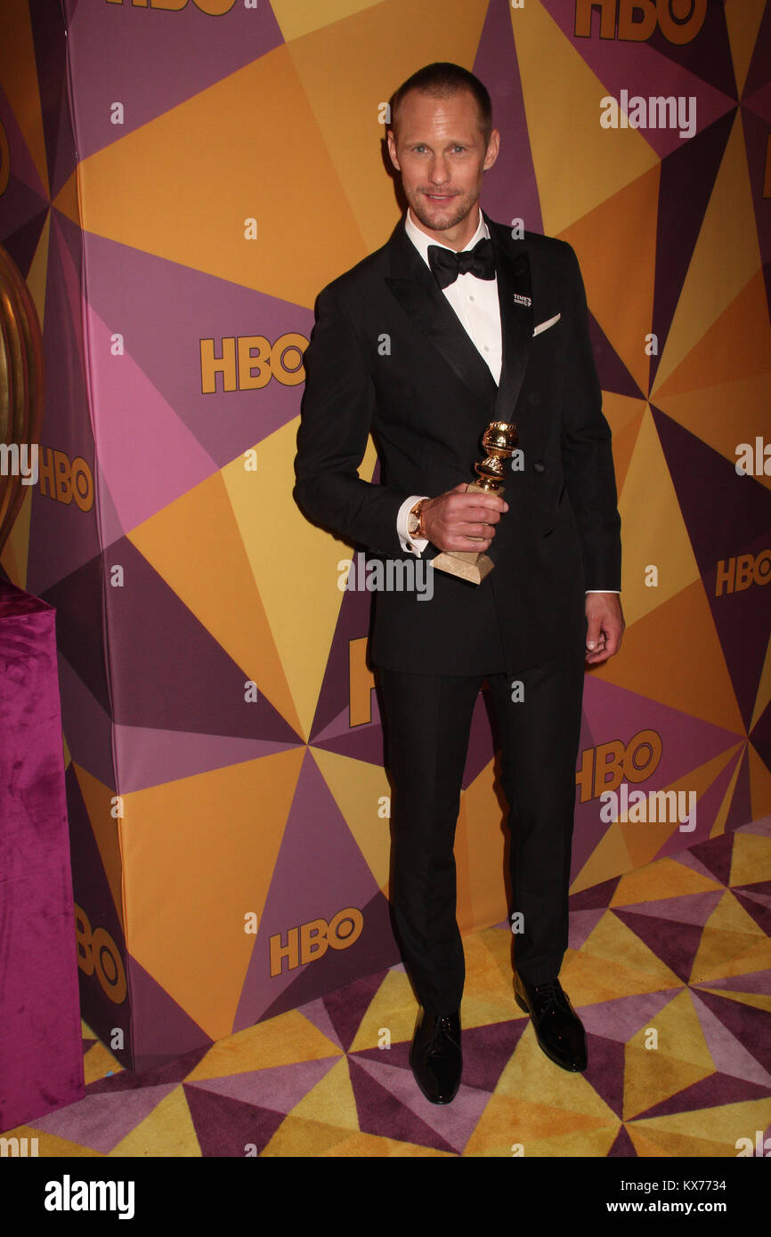 Beverly Hills, California, USA. 07th Jan, 2018. Alexander Skarsgard 01 ...