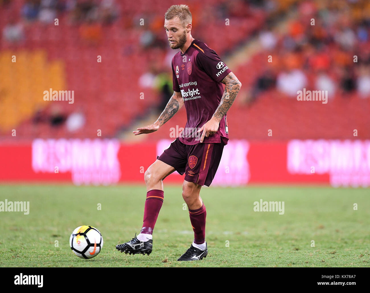 Brisbane, QUEENSLAND, AUSTRALIA. 8th Jan, 2018. Jacob Pepper of the ...