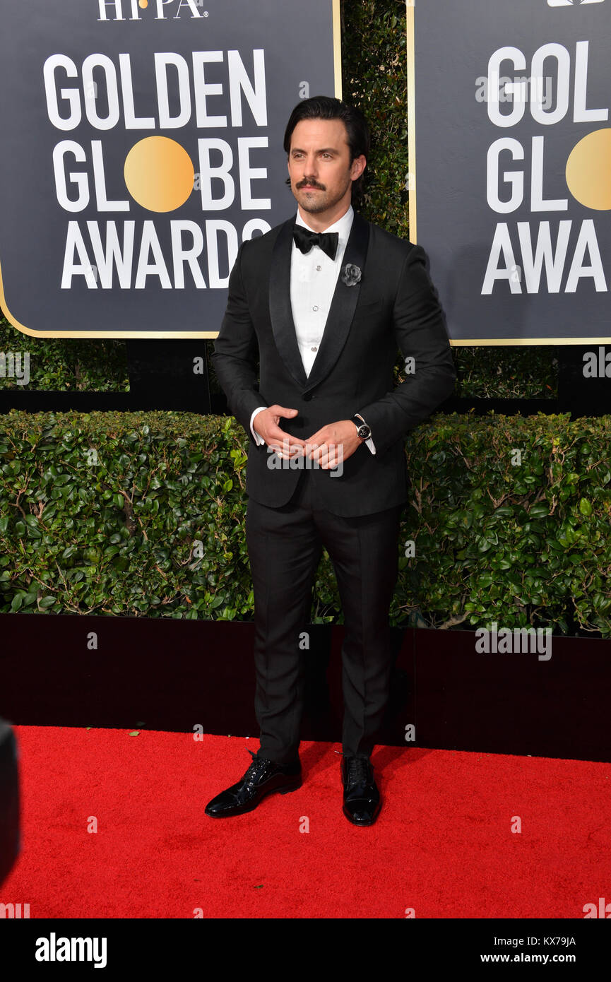 Milo ventimiglia annual golden globe hi-res stock photography and ...