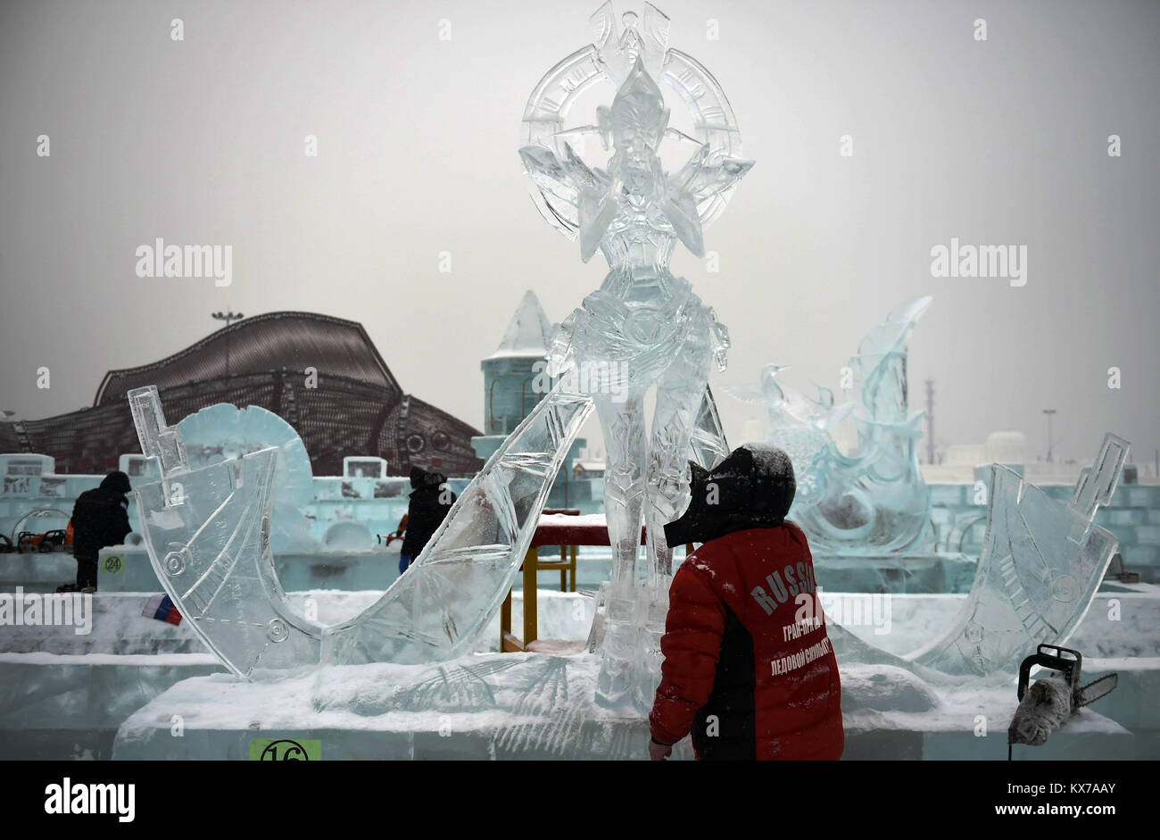 Harbin ice snow sculpture contest hi-res stock photography and images ...