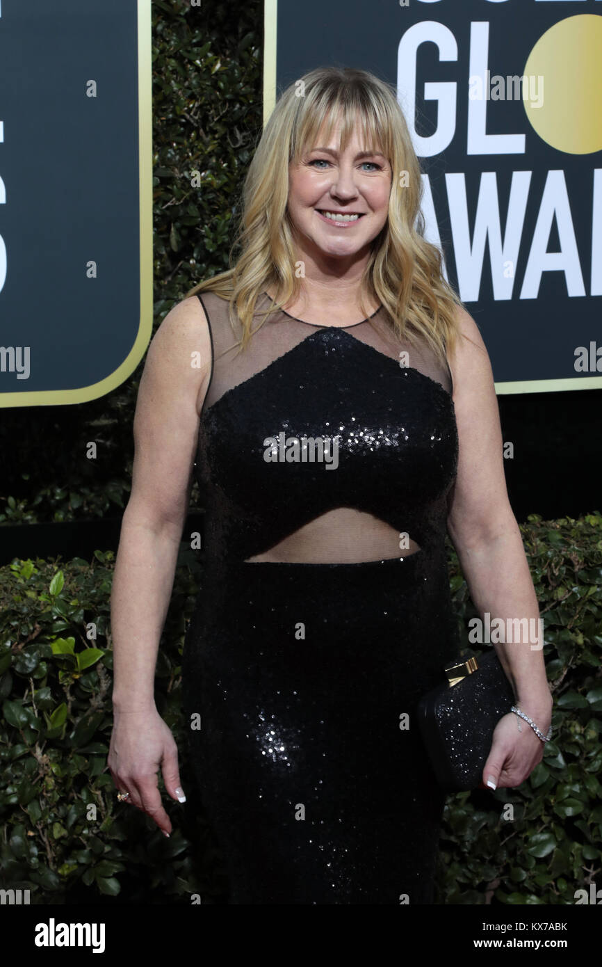 Beverly Hills, California, USA. 7th Jan, 2018. Tonya Harding arrives ...