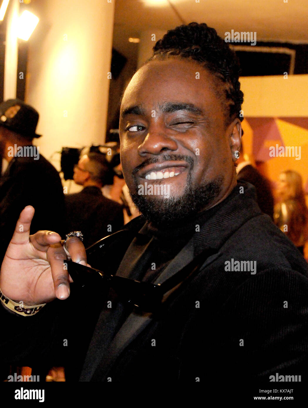 Beverly Hills, California, USA. 7th Jan, 2018. Rapper Wale attends HBO ...