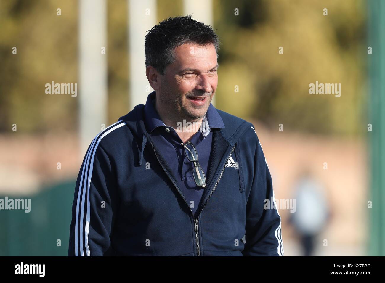 Schalke's manager Christian Heidel seen at the winter training camp of ...