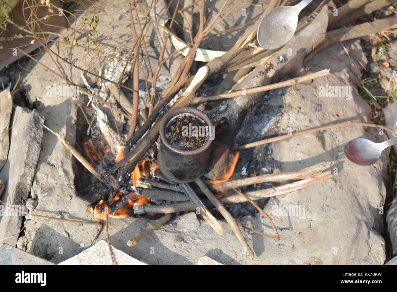 Kolkata, India. 08th Jan, 2018. Camping Naga Sadhus, devotees, rituals ...