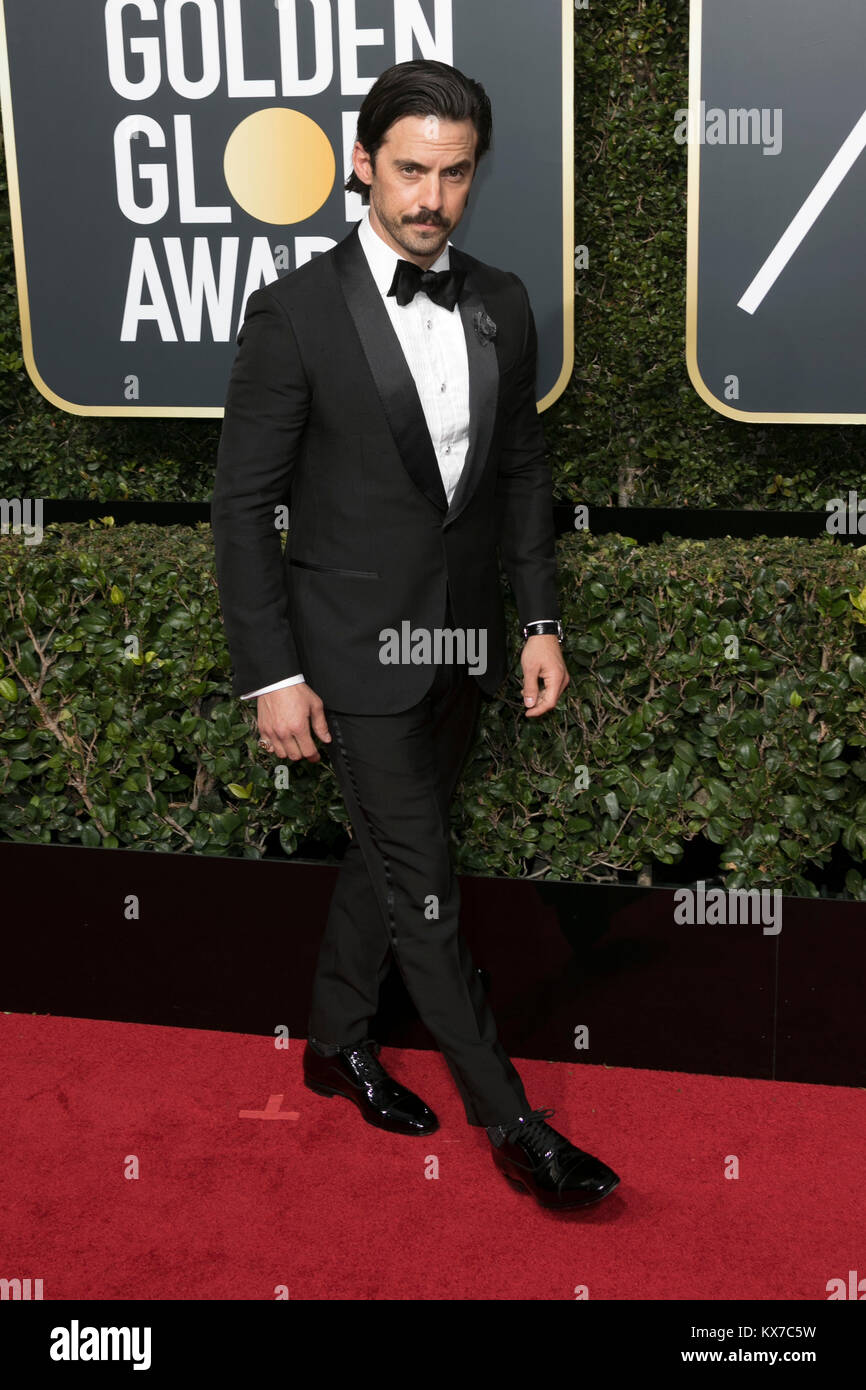Milo ventimiglia annual golden globe hi-res stock photography and ...