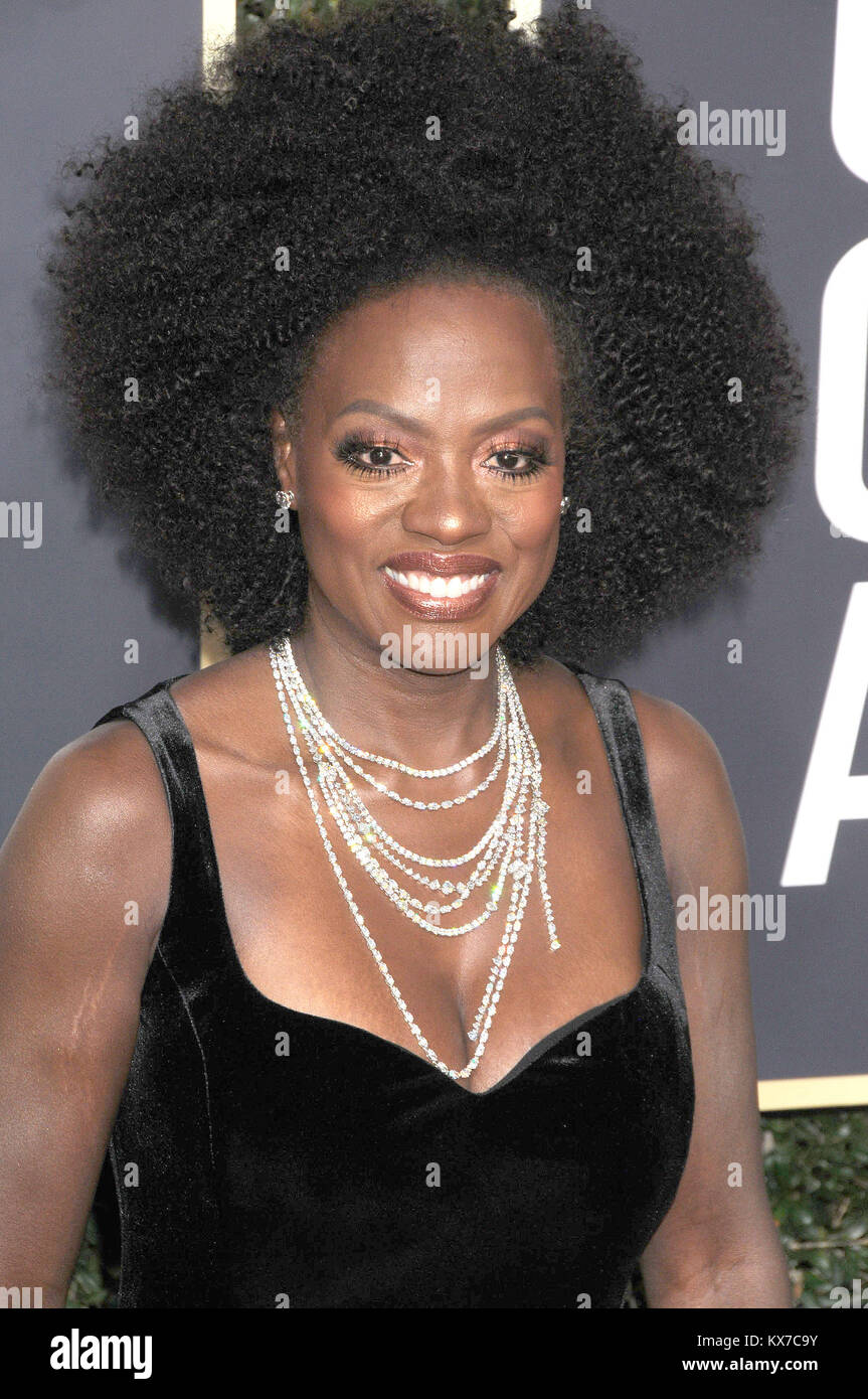 Los Angeles, California, USA. 7th Jan, 2018. Actress VIOLA DAVIS at ...