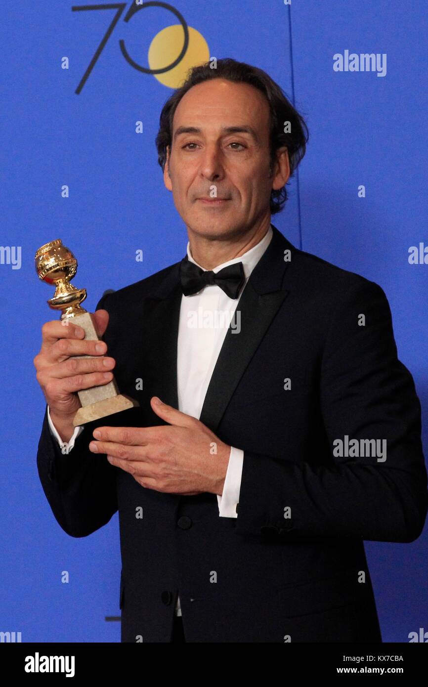 Beverly Hills, CA. 7th Jan, 2018. Alexandre Desplat in the press room ...