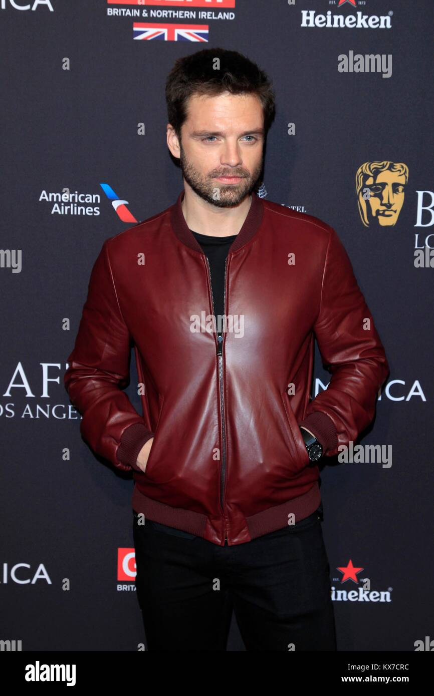 Los Angeles, CA, USA. 6th Jan, 2018. Sebastian Stan at arrivals for The ...
