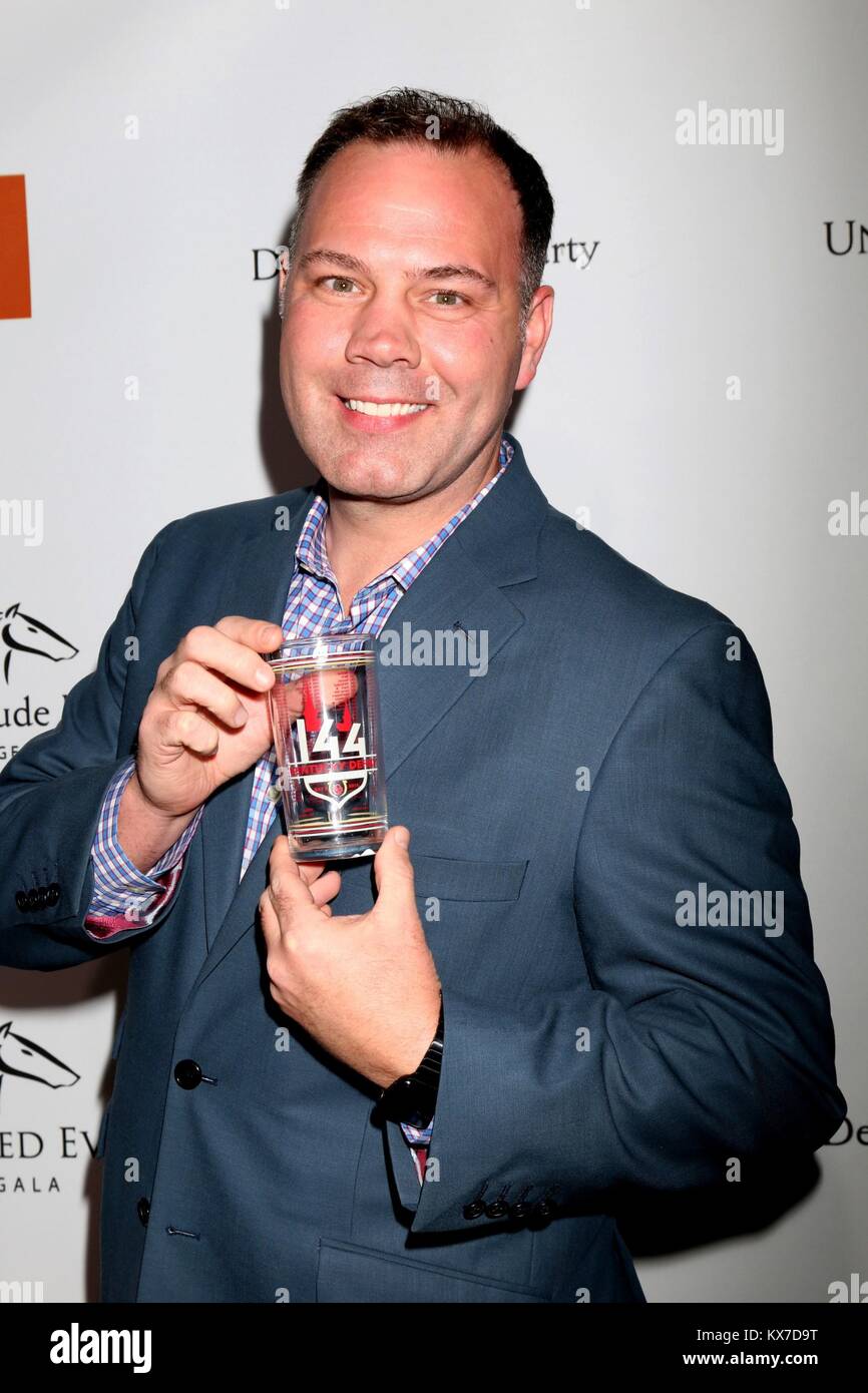 Kevin Harned, Official Kentucky Derby Glass at arrivals for Unbridled ...
