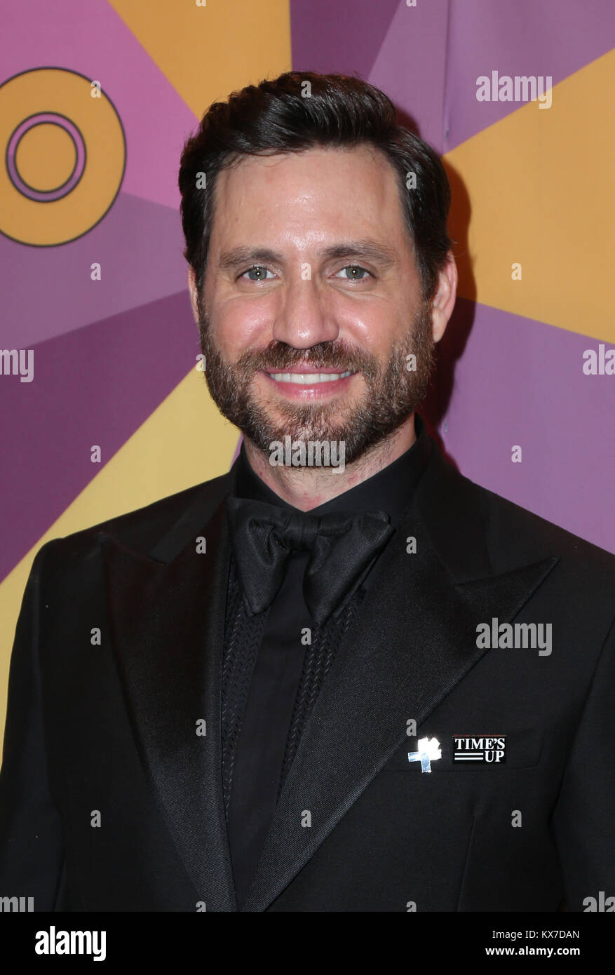 Beverly Hills, California, USA. 7th Jan, 2018. Edgar Ramirez at the HBO ...