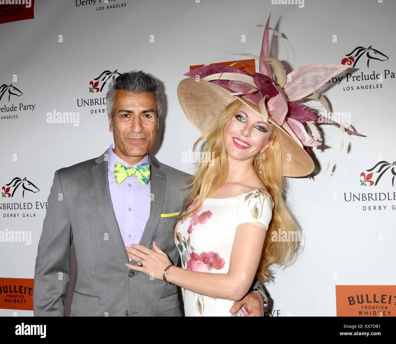 Medi Em, Dustin Quick at arrivals for Unbridled Eve Derby Prelude Party ...