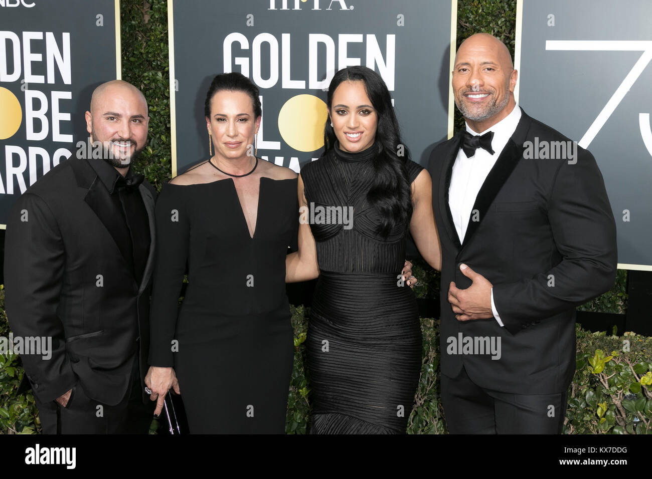 Los Angeles, USA. 08th Jan, 2018. Dave Rienzi (L-R), producer Dany ...