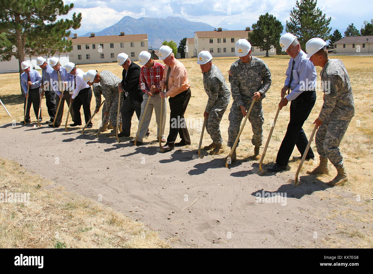 Builder, architect and Utah Guard officials break ground for new ...