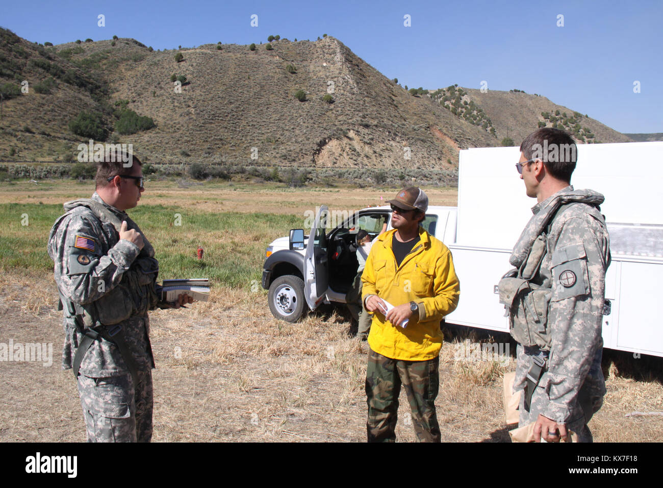 Members of the Utah Army National Guard 2-211th Aviation assit Bureau ...