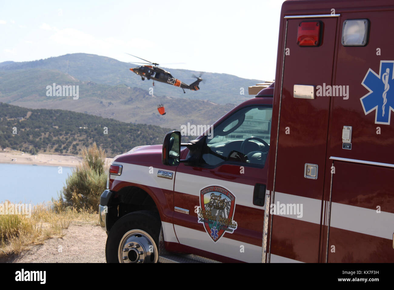 Utah Army National Guard 2-211th Aviation assit fire response teams on ...