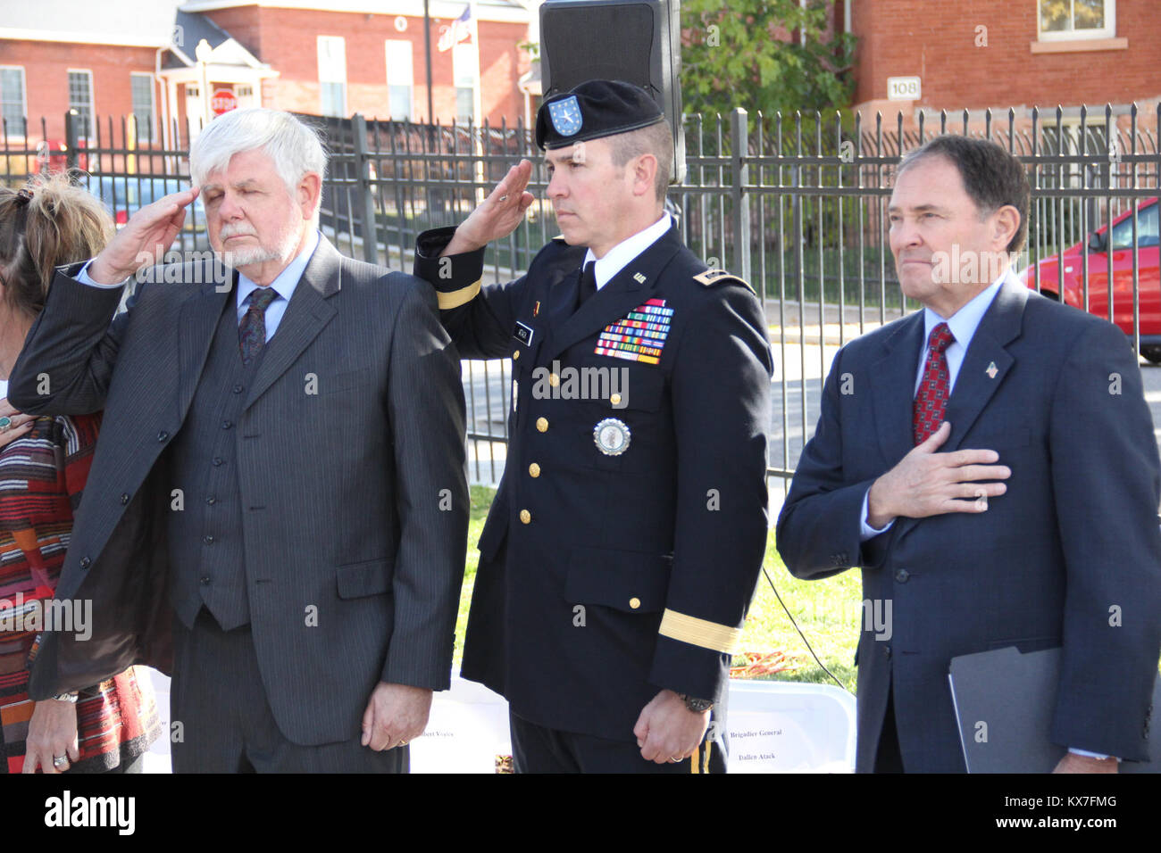Photos by: Capt. Ryan Sutherland Fort Douglas, Utah - Brig. Gen. Dallen ...