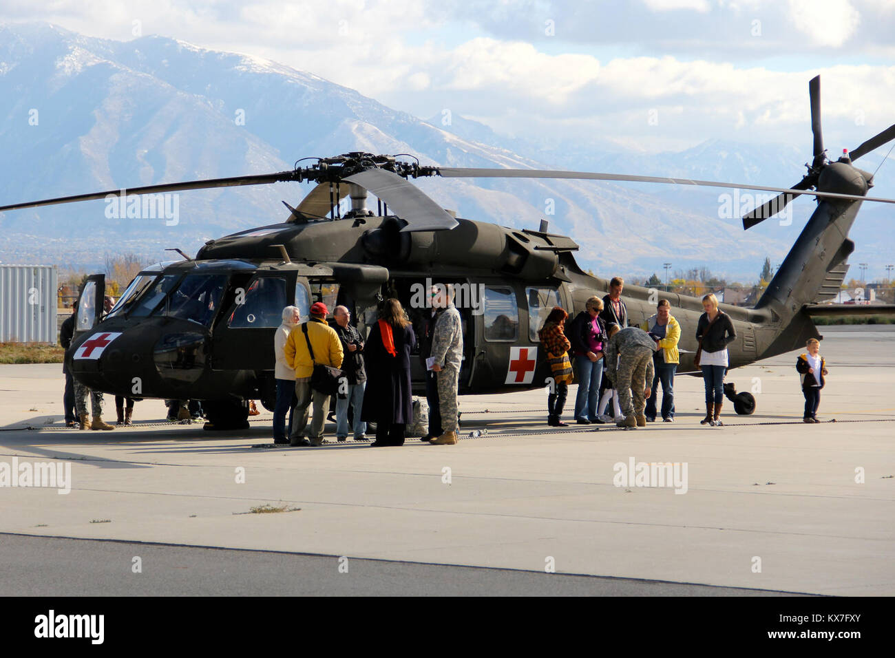 Soldiers of the Utah Army Guard's 1-171st Aviation depart on the first ...