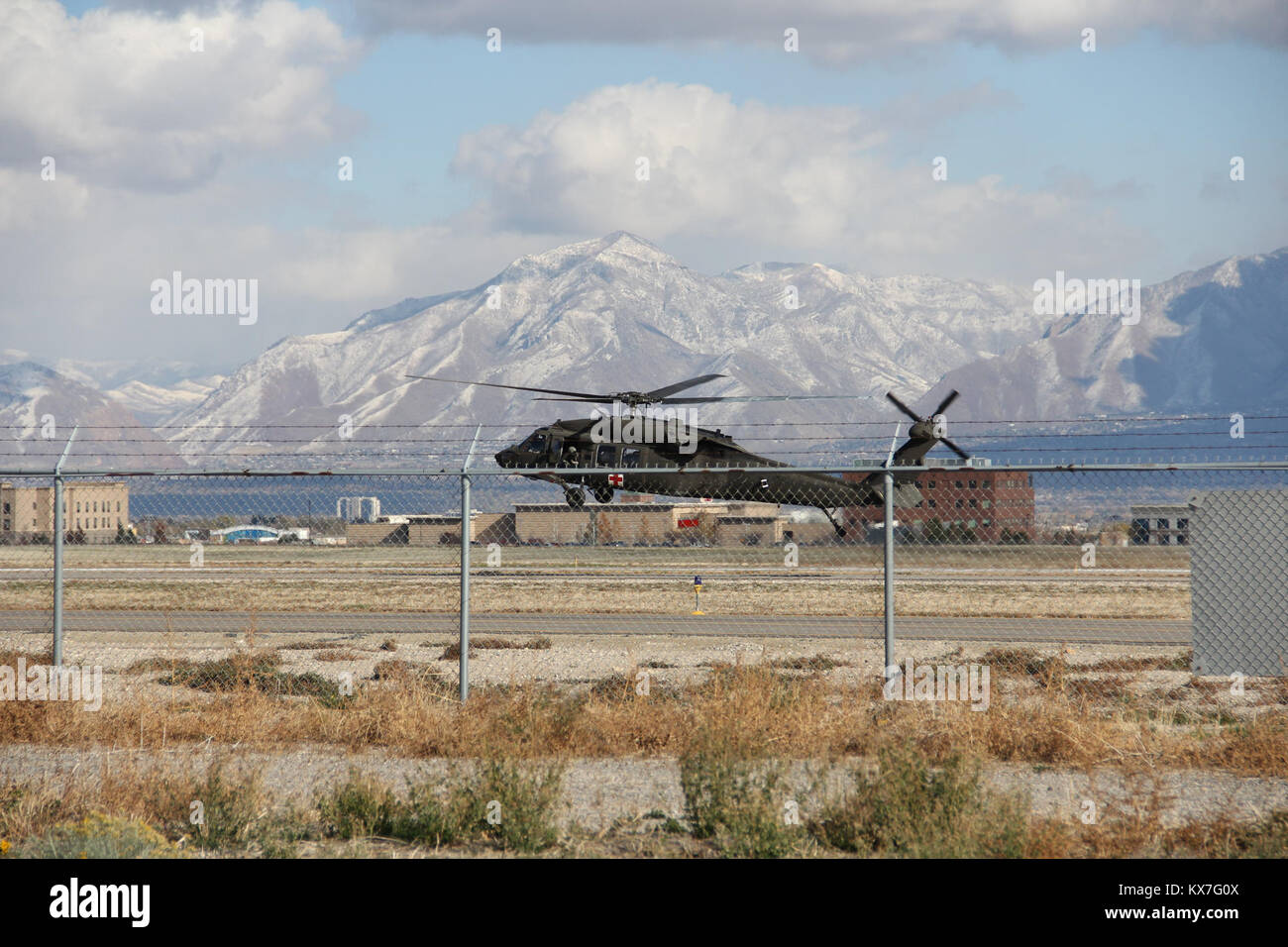 Soldiers of the Utah Army Guard's 1-171st Aviation depart on the first ...