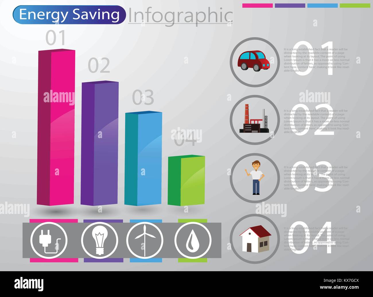 smart energy use infographic concept Stock Vector Image & Art - Alamy
