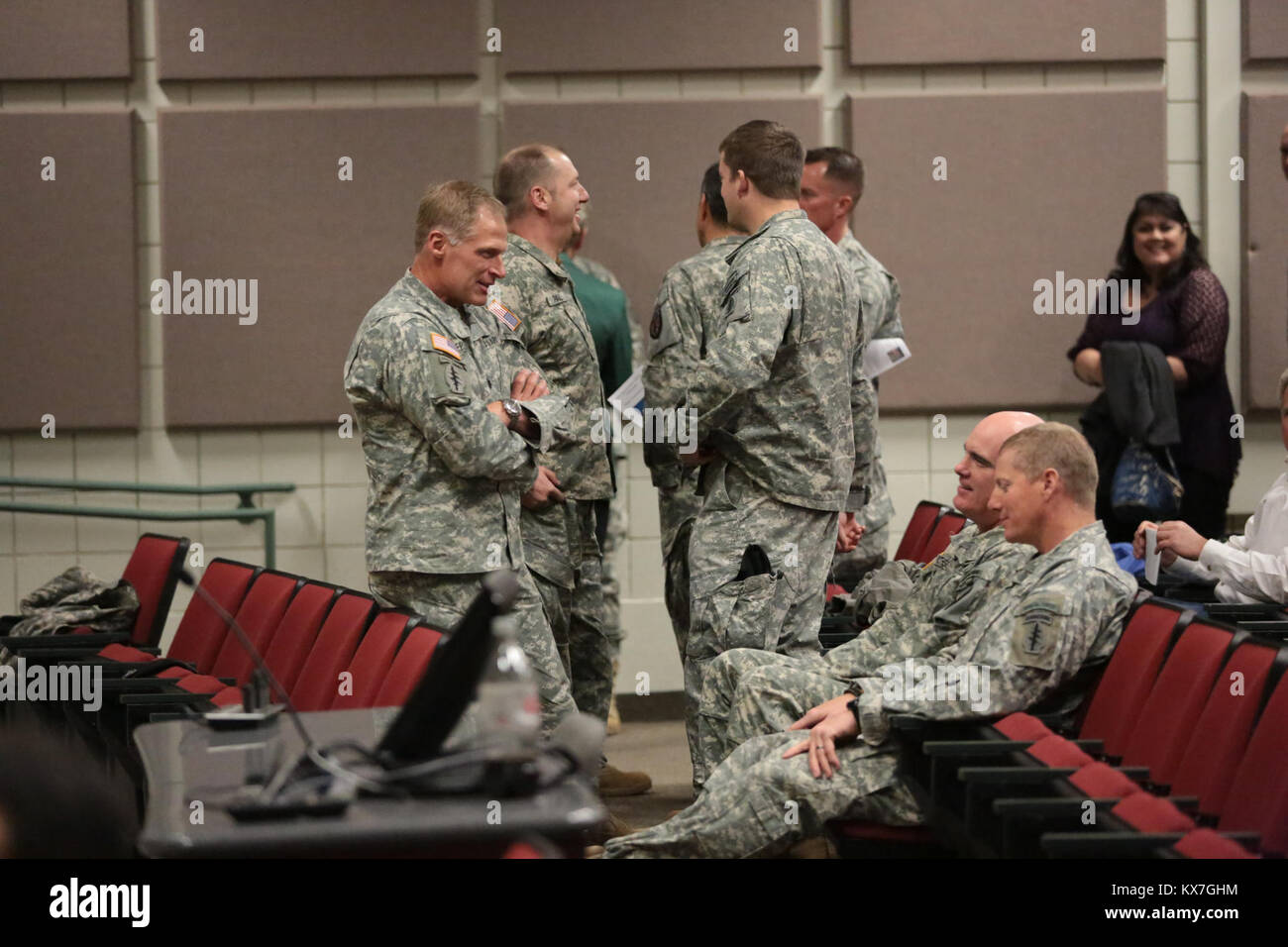 US Army National Guard change of command ceremony Stock Photo - Alamy