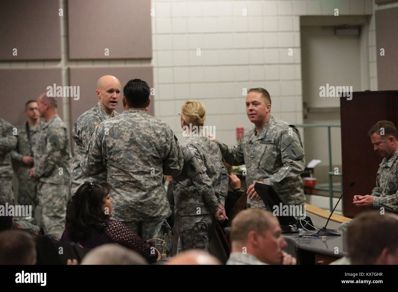 US Army National Guard change of command ceremony Stock Photo - Alamy
