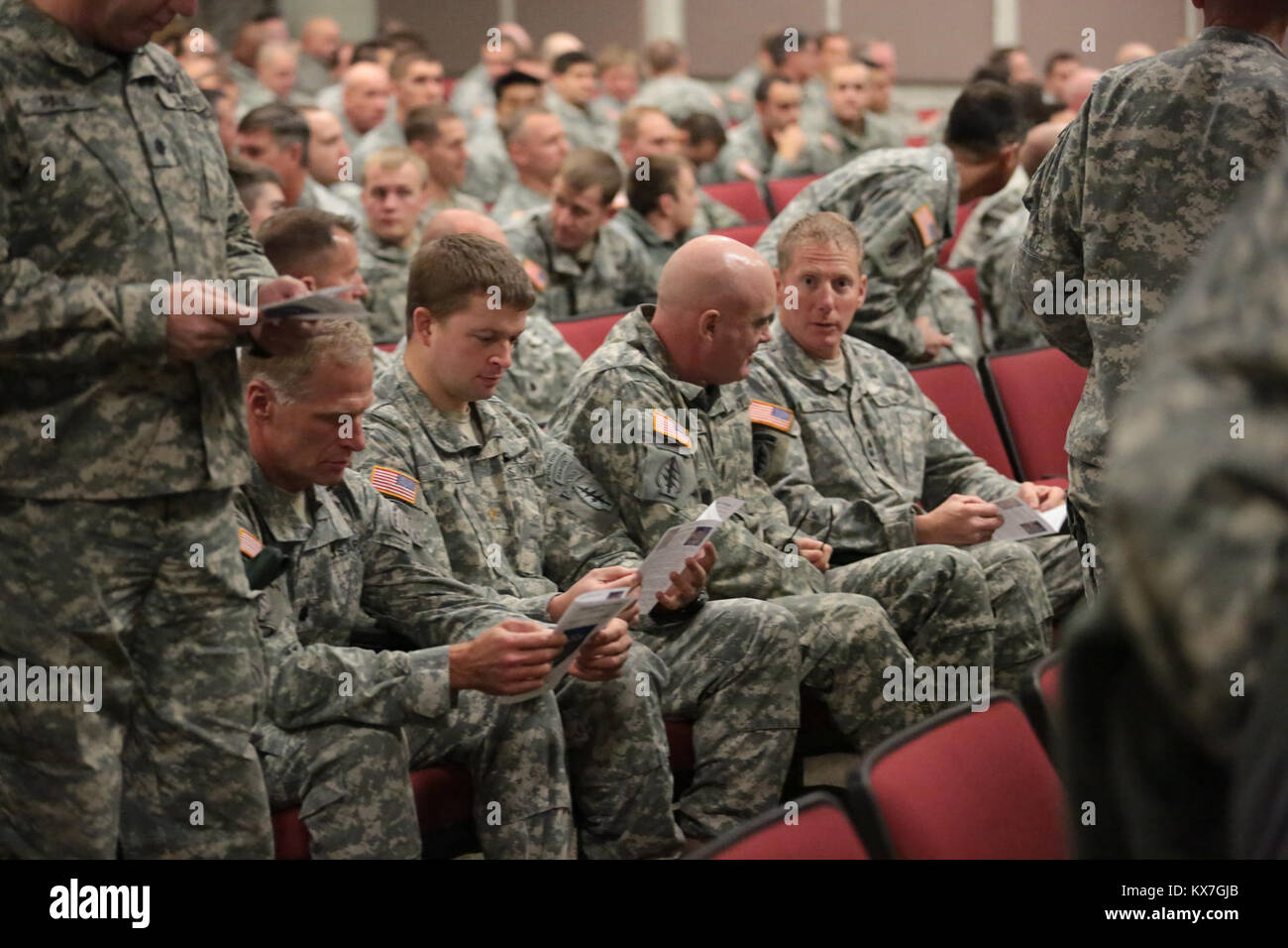 US Army National Guard change of command ceremony Stock Photo - Alamy